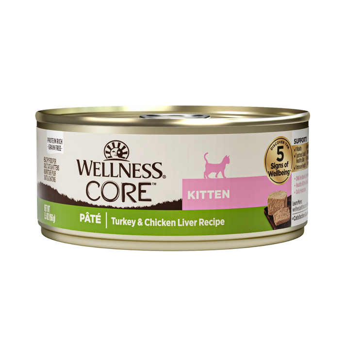 Wellness CORE Grain-Free Kitten Formula Wet Cat Food, 5.5 oz – Neko Neko